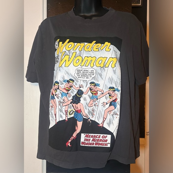 H&M | Tops | Hm Gray Wonder Woman Tshirt | Poshmark